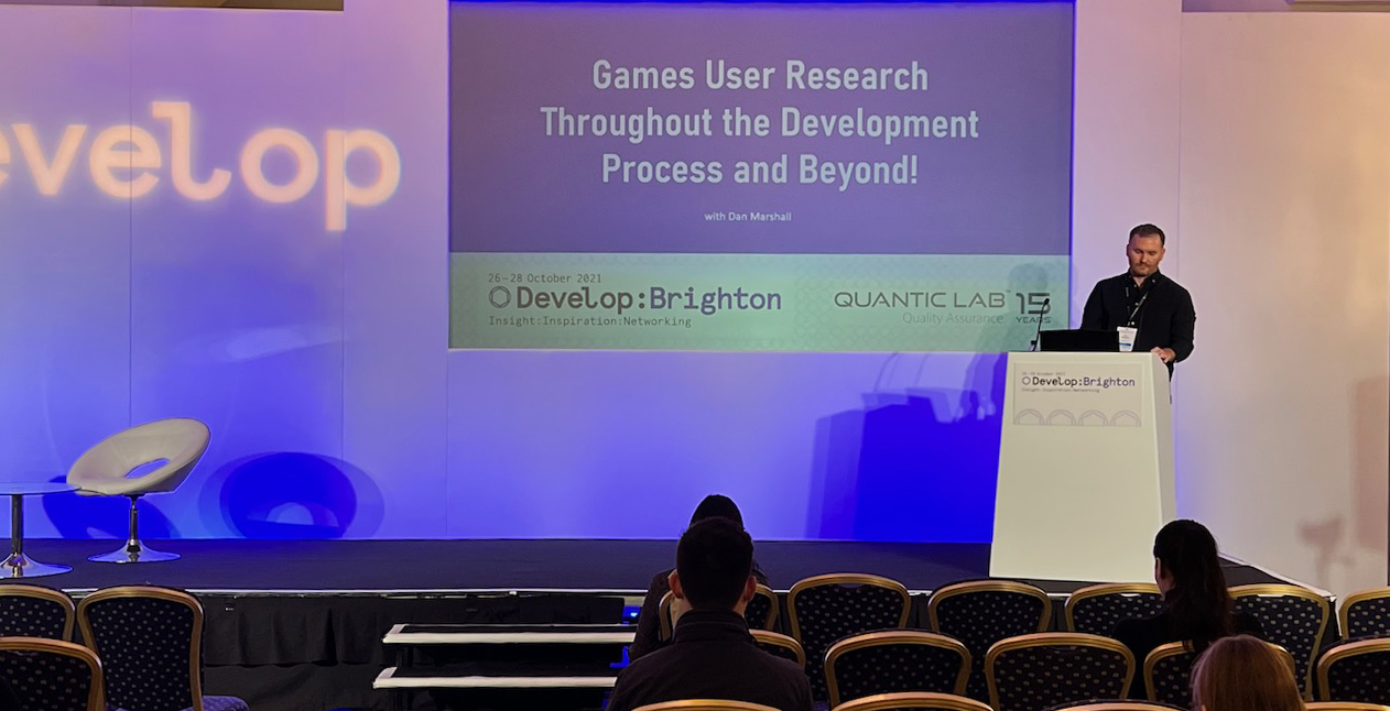 We enjoyed the Develop:Brighton 2021 conference - Quantic Lab
